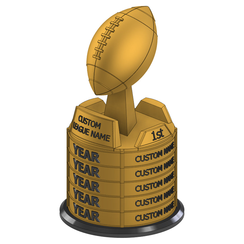 Circular Tiered Trophy for Fantasy Leagues – Trophy Tiers