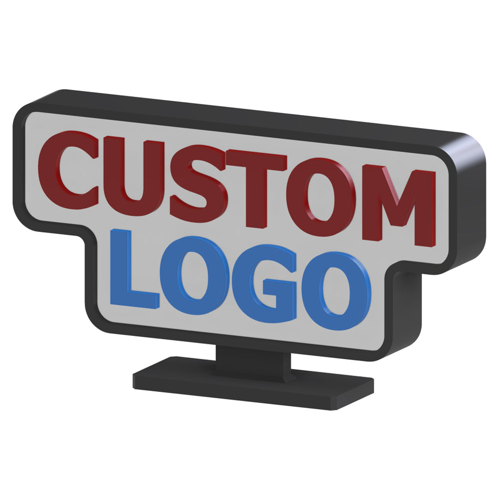 Custom 3D Printed Company Logo Desk/Shelf Stands – Trophy Tiers